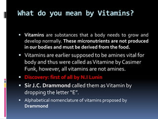 VITAMINS | PPT