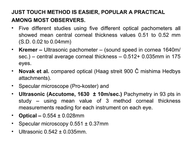 pachymetry confocal microscopy cornea ophthalmology diagnostics | PPT ...