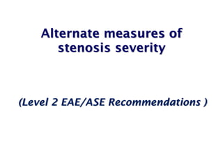 Echo assessment of Aortic Stenosis | PDF