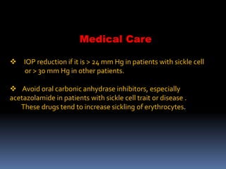 Acute Rise in IOP (Dr. Rasha, senior resident of ophthalmology) | PPTX