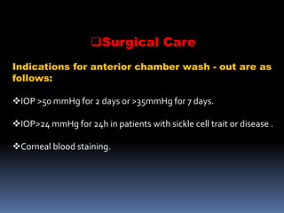 Acute Rise in IOP (Dr. Rasha, senior resident of ophthalmology) | PPTX