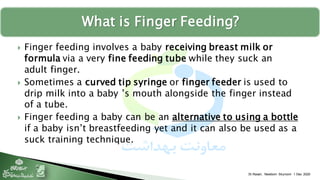 Dr ravari finger feeding, dropper, spoon, syringe and bottle feeding | PDF