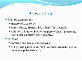 Management of steal syndrome || Dr Ravi Bansal | PPT