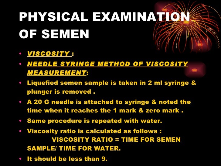 semen analysis