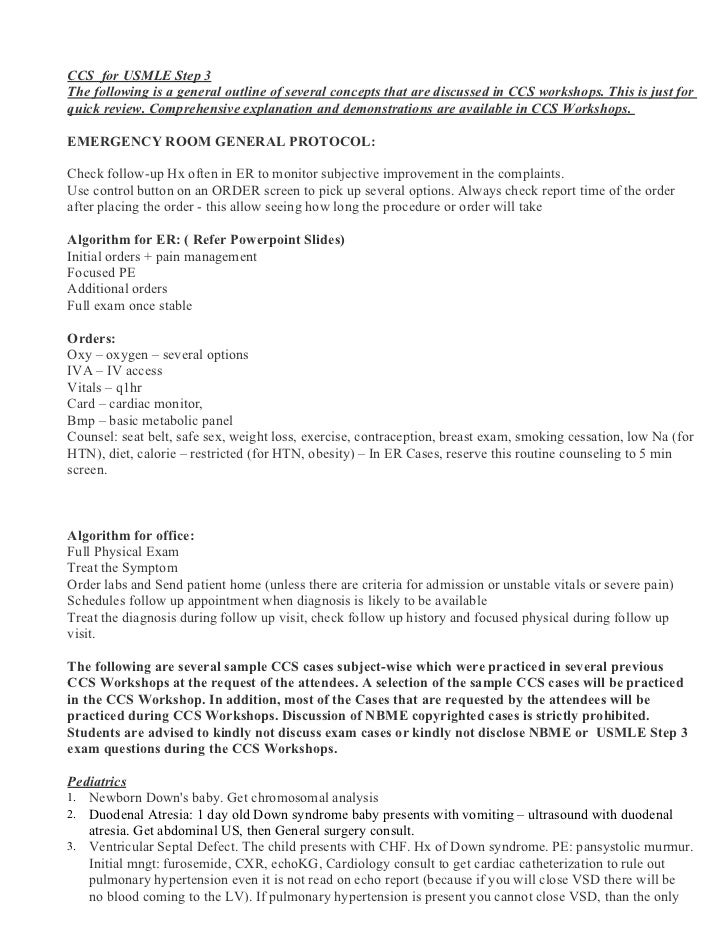 Dr. Red Sample C C S Casesfor U S M L E Step3.Doc