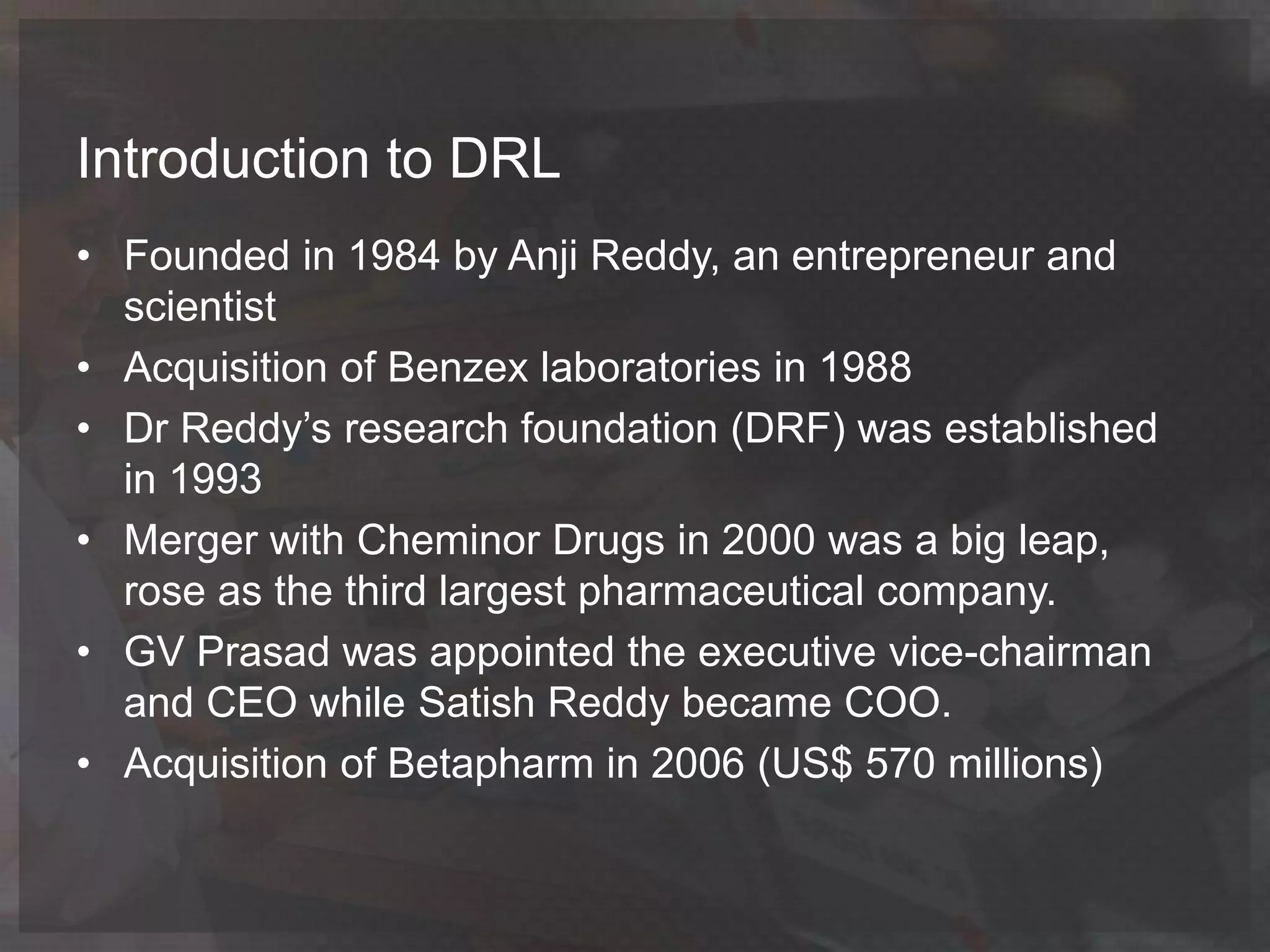 Dr reddy’s laboratories | PPTX