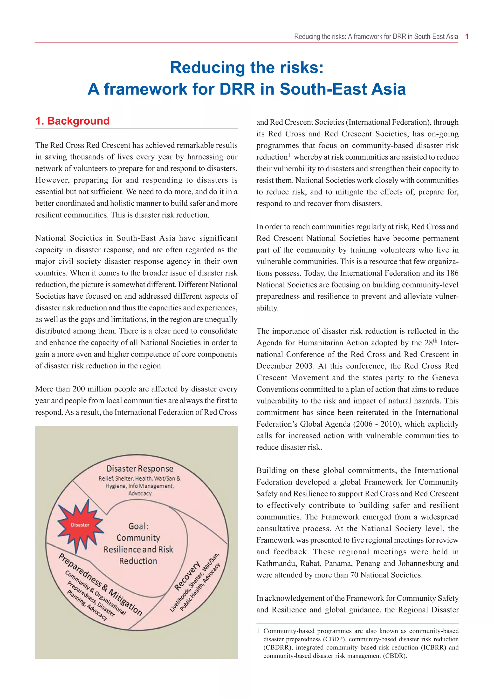 Drr framework reducing the risks | PDF