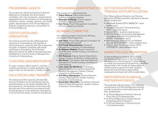 Dr Richard Maponya Graduate Employment & Entrepreneurship Programme ...