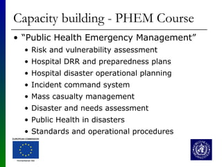 DRR_in_the_health_sector PHEM modules ppt | PPT