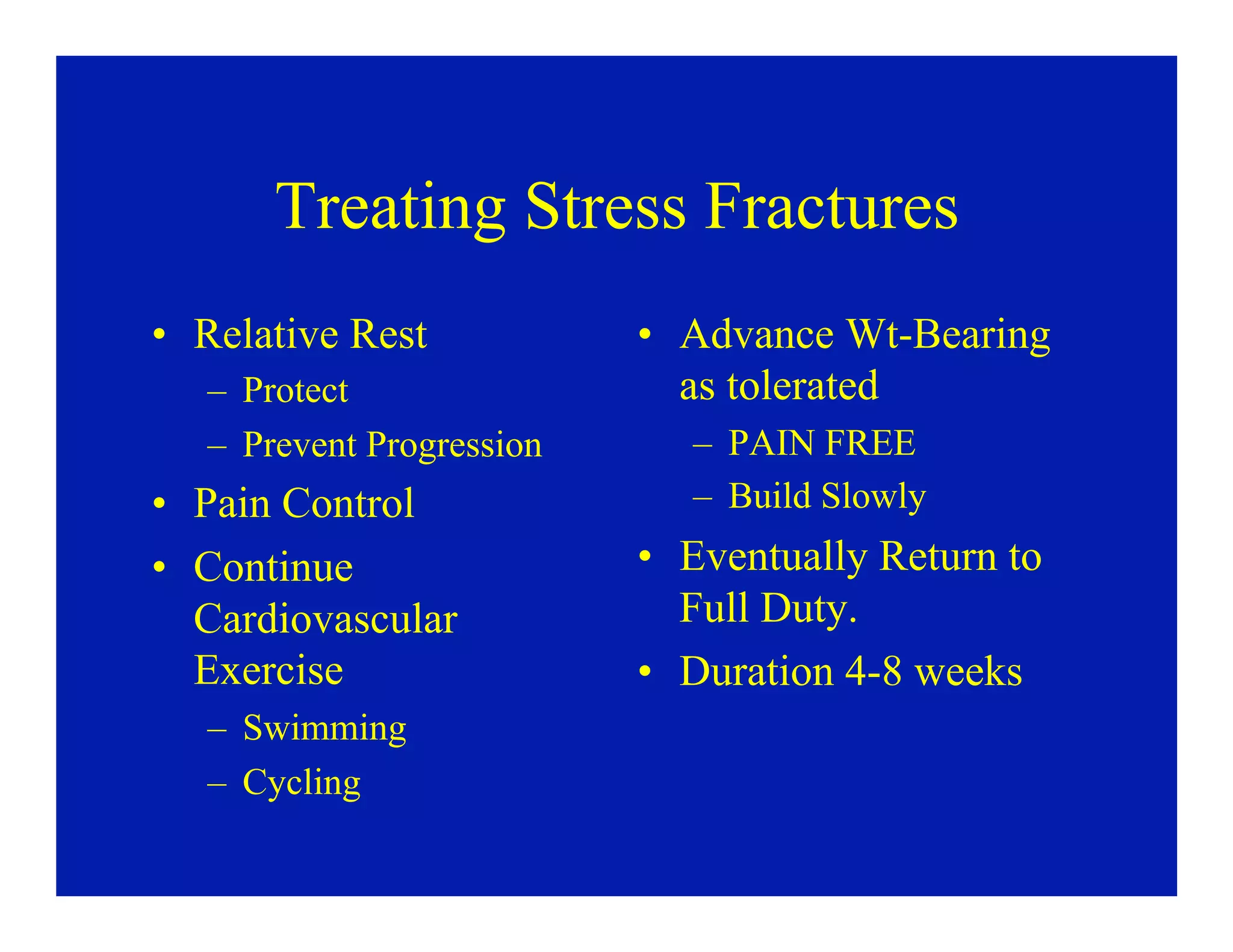 Bone Status and Navy Stress Fractures | PPT