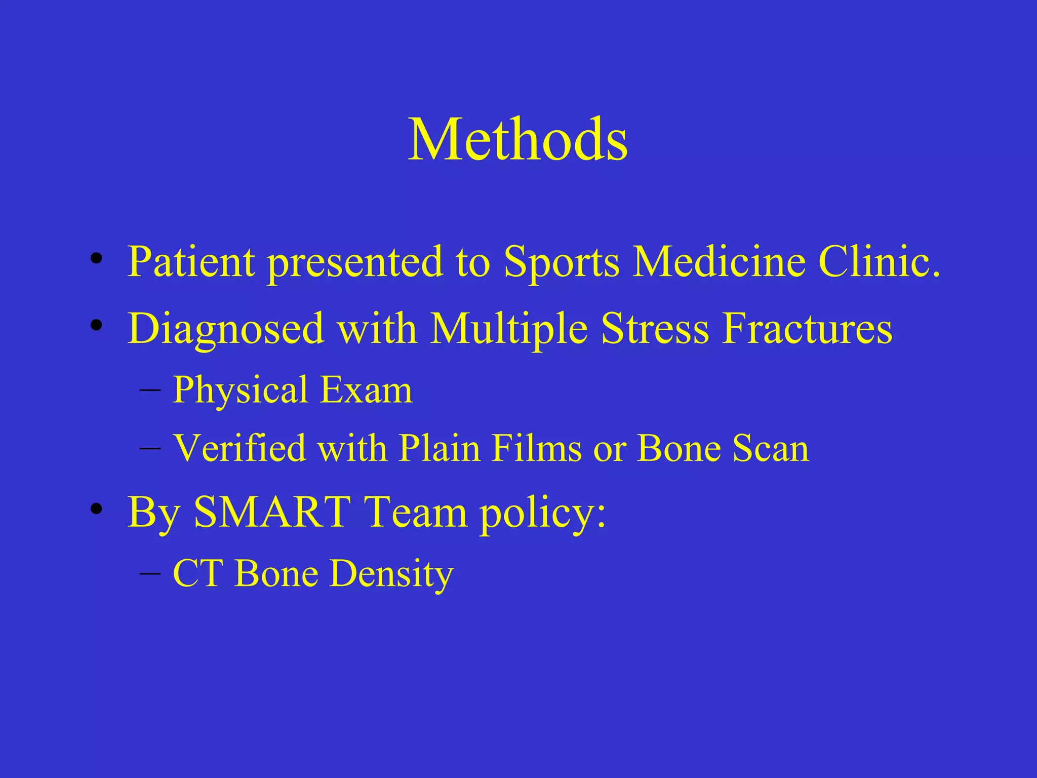 Osteopenia and stress fractures | PPT