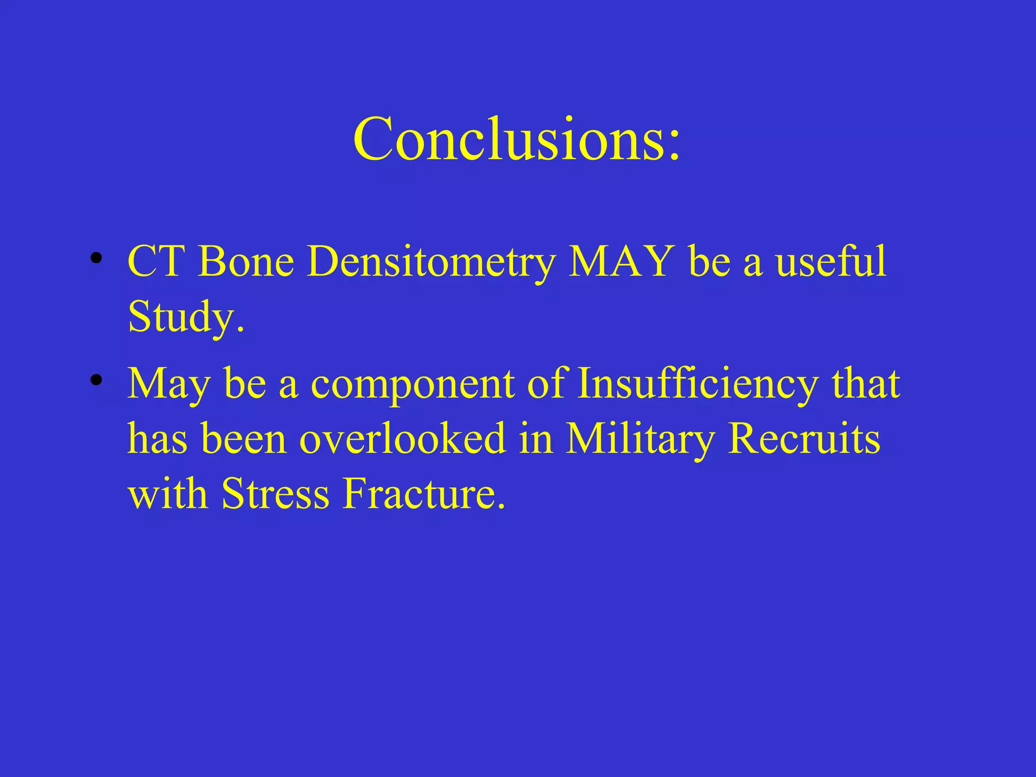 Osteopenia and stress fractures | PPT