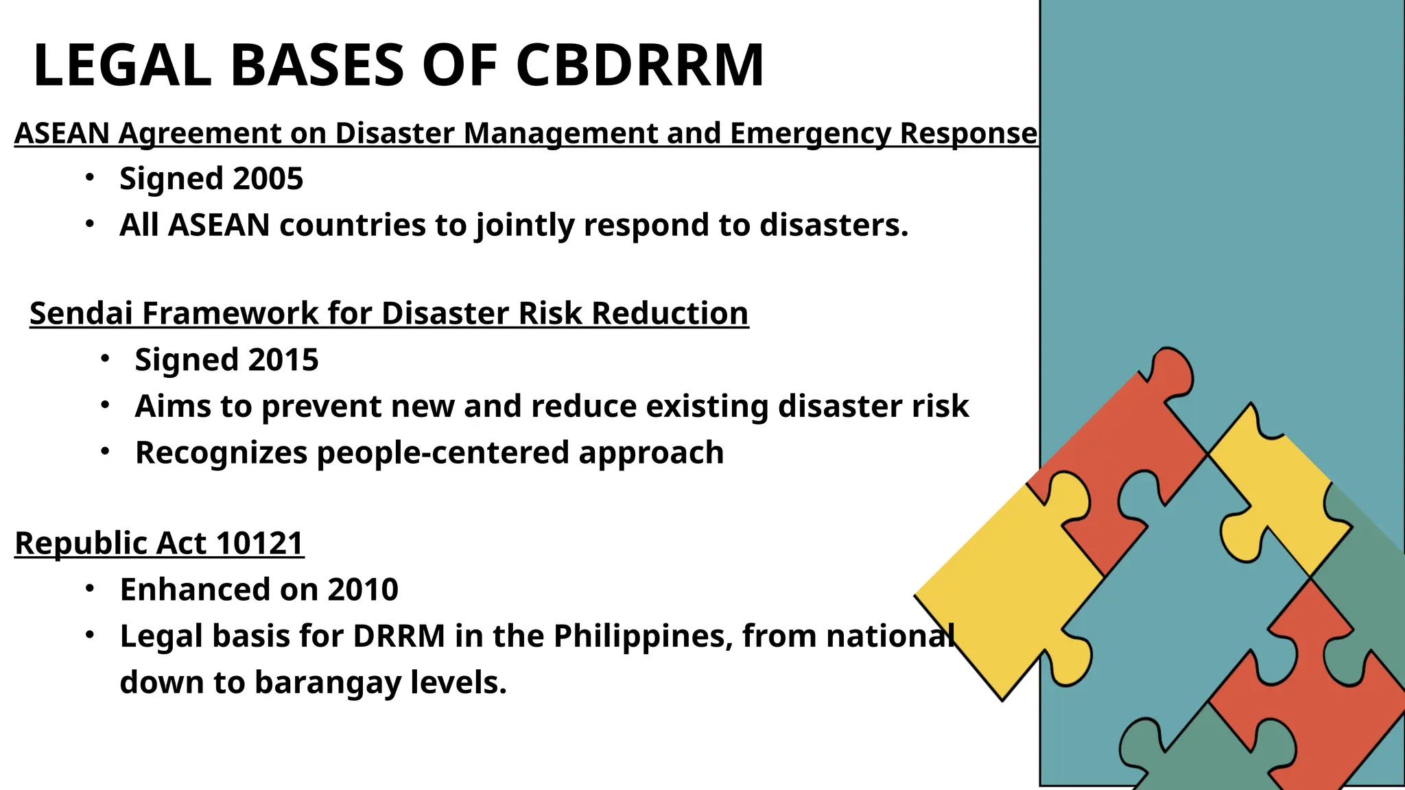 DISASTER RISK REDUCTION MANAGEMENT DISCUSSIONS | PPTX