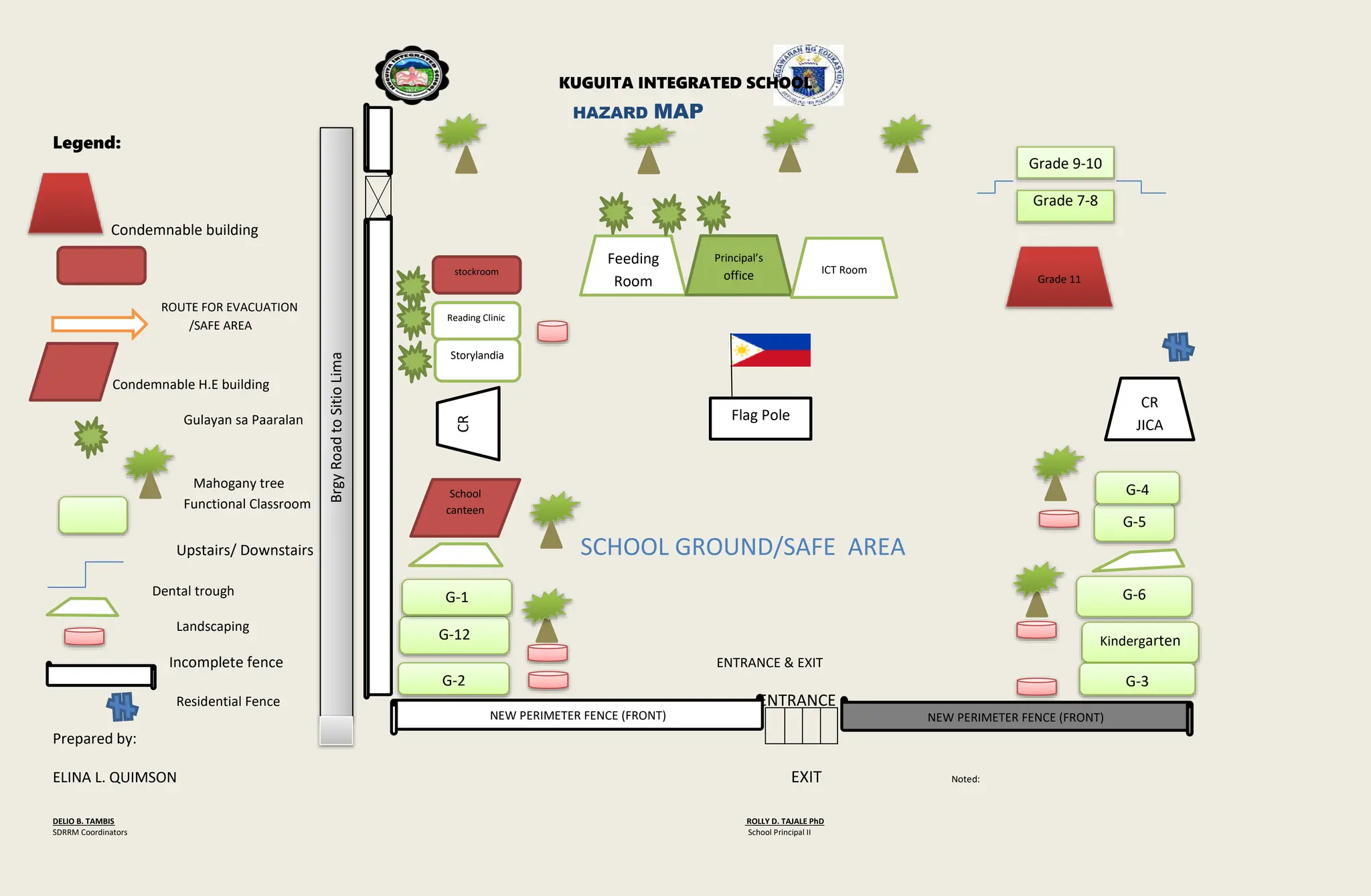 School evacuation plan,hazard ma, studen | PPT