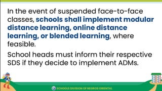 DepEd Order No. 14, s. 2026: New School Disruption Protocols | PPTX