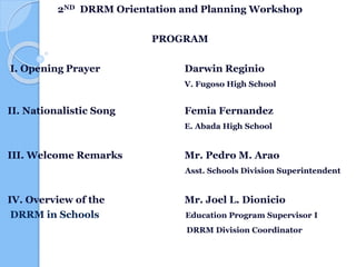 DRRM for schools | PPTX