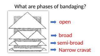 What are the parts of a triangular Bandage. | PPTX