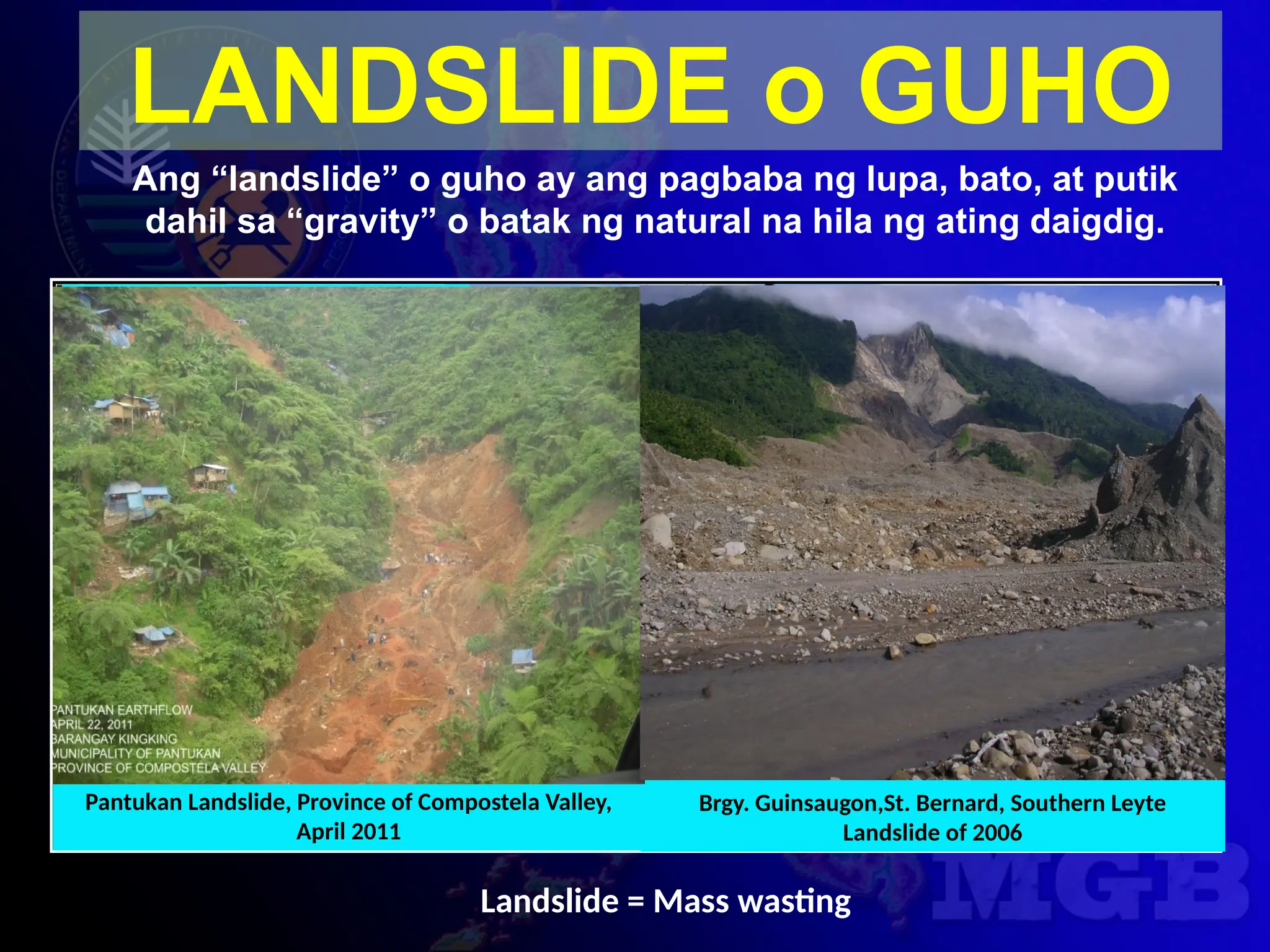 DRRM Training Modules_Geological Hazards_Landslides.pptx