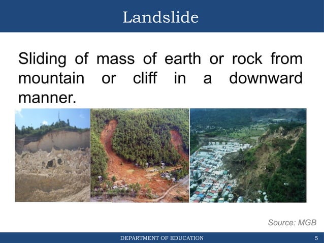 DRRM Training Modules_Geological Hazards_Landslides.pptx | Geology ...