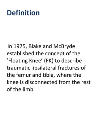 Floating Knee | PPTX