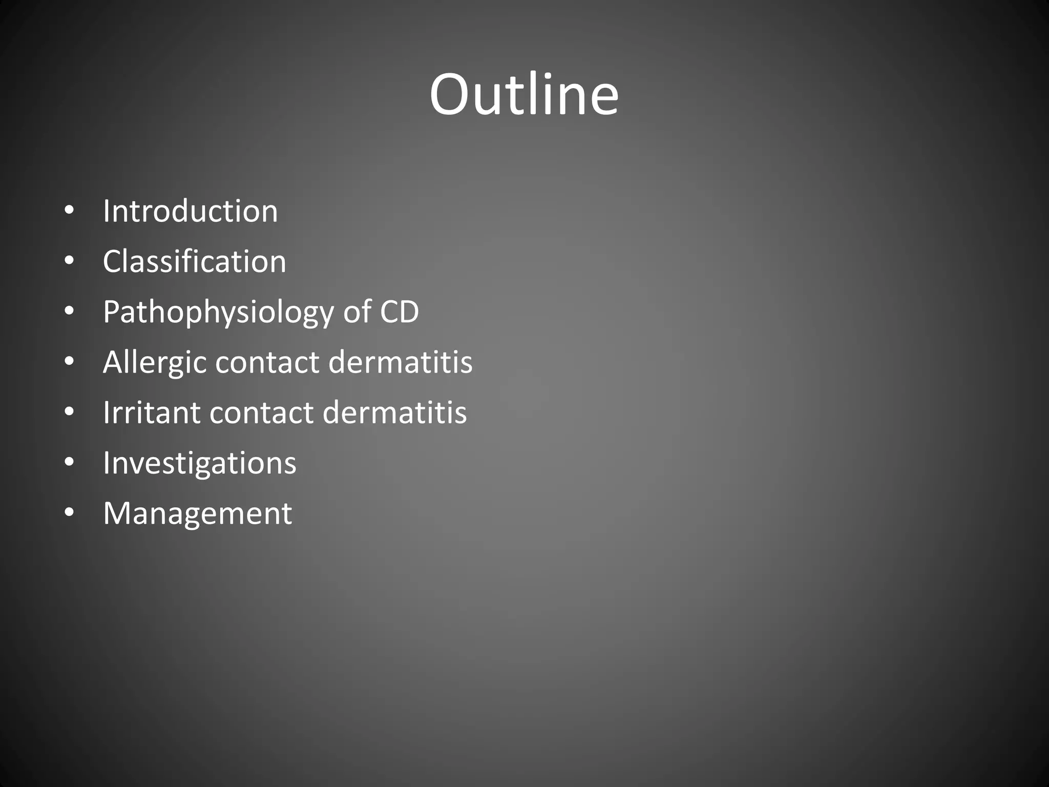 UPDATE ON CONTACT DERMATITIS | PPTX