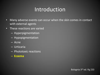 UPDATE ON CONTACT DERMATITIS | PPTX