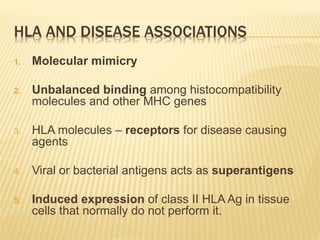 HLA AND SKIN DISORDERS | PPTX