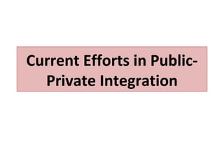Dr rozita halina tun hussein public private intergration in malaysia ...