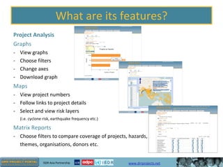 Disaster Risk Reduction (DRR) Project Portal - A summary | PPT