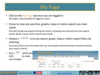 Disaster Risk Reduction (DRR) Project Portal - User Guide | PPT ...