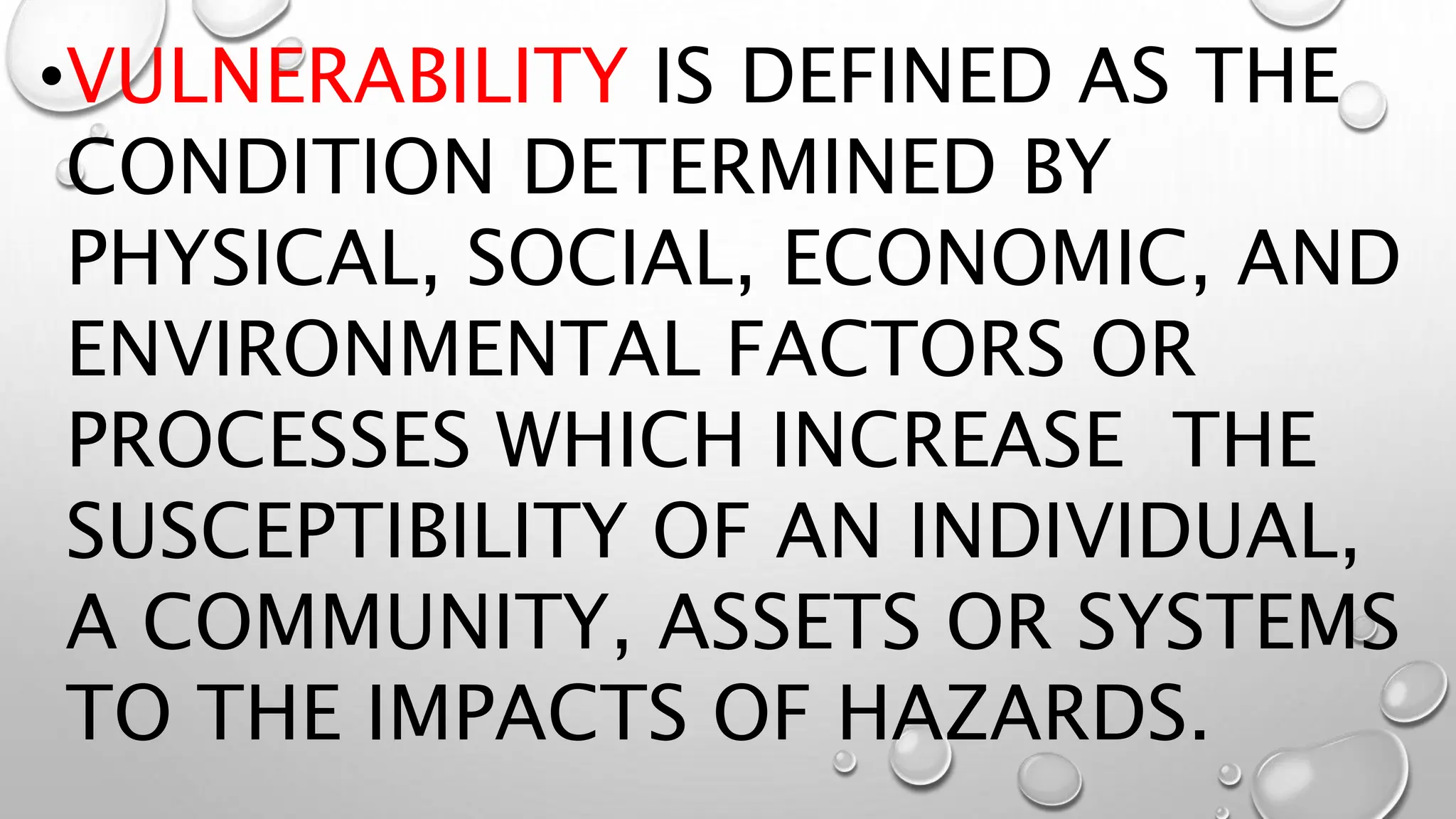 Exposed elements and dimensions of vulnerability.pptx