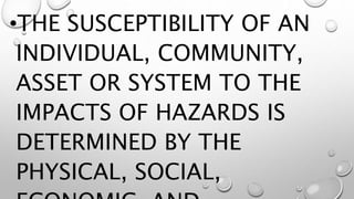 Exposed elements and dimensions of vulnerability.pptx