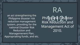 Disaster Readiness Risk Reduction Lesson 1 | PPTX