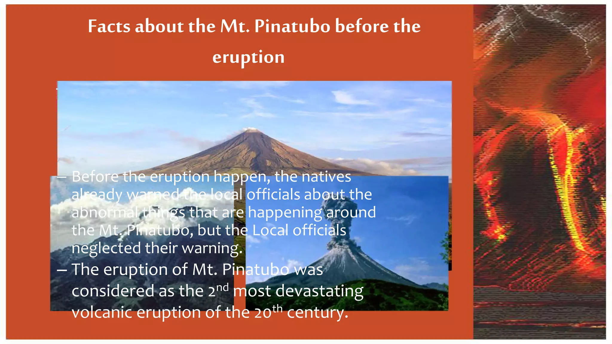 The eruption of Mt pinatubo 1991 | PPTX