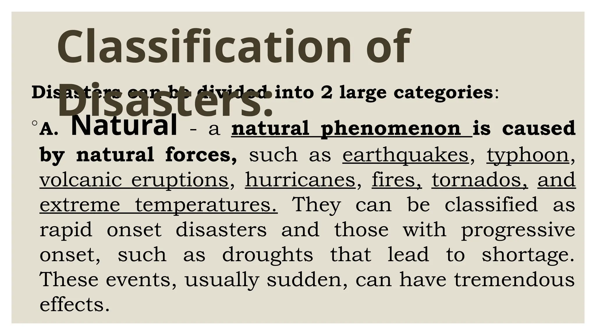 Disaster Risk Reduction topic discussion | PPTX
