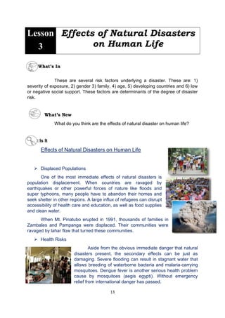 Disaster and Disaster RIsk_Quarter 1 - MOdule 2 | PDF