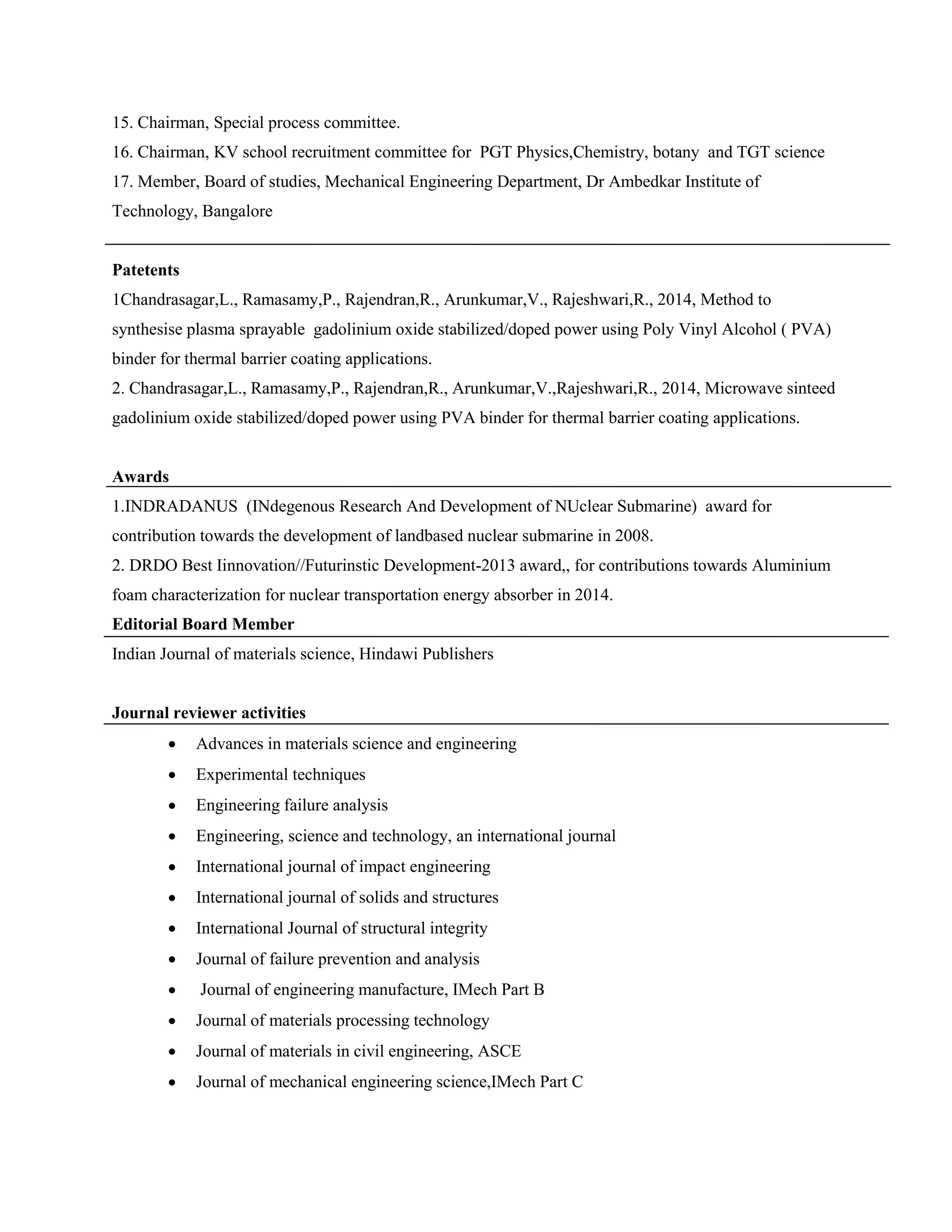 Dr R Rajendran | PDF