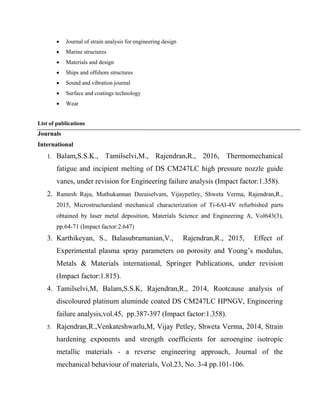 Dr R Rajendran | PDF