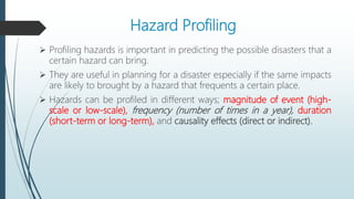 DRRR - Basic Concept of Hazard | PPTX