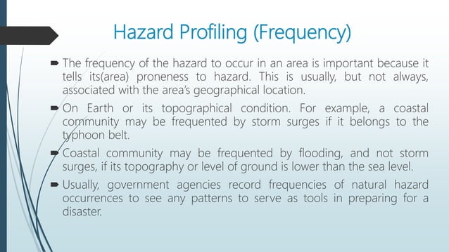 DRRR - Basic Concept of Hazard | PPTX | Geology | Science