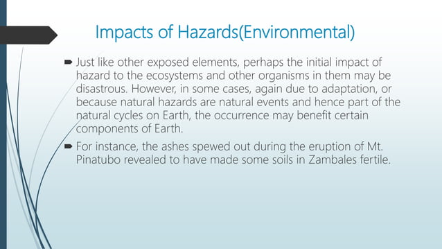DRRR - Basic Concept of Hazard | PPTX | Geology | Science