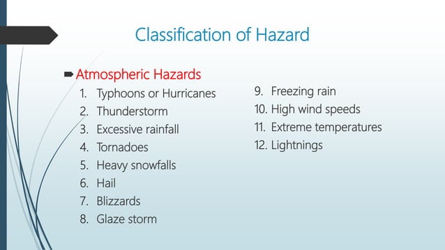 DRRR - Basic Concept of Hazard | PPTX | Geology | Science