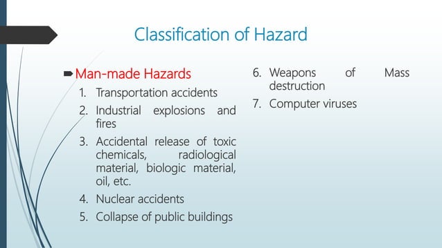 DRRR - Basic Concept of Hazard | PPTX | Geology | Science