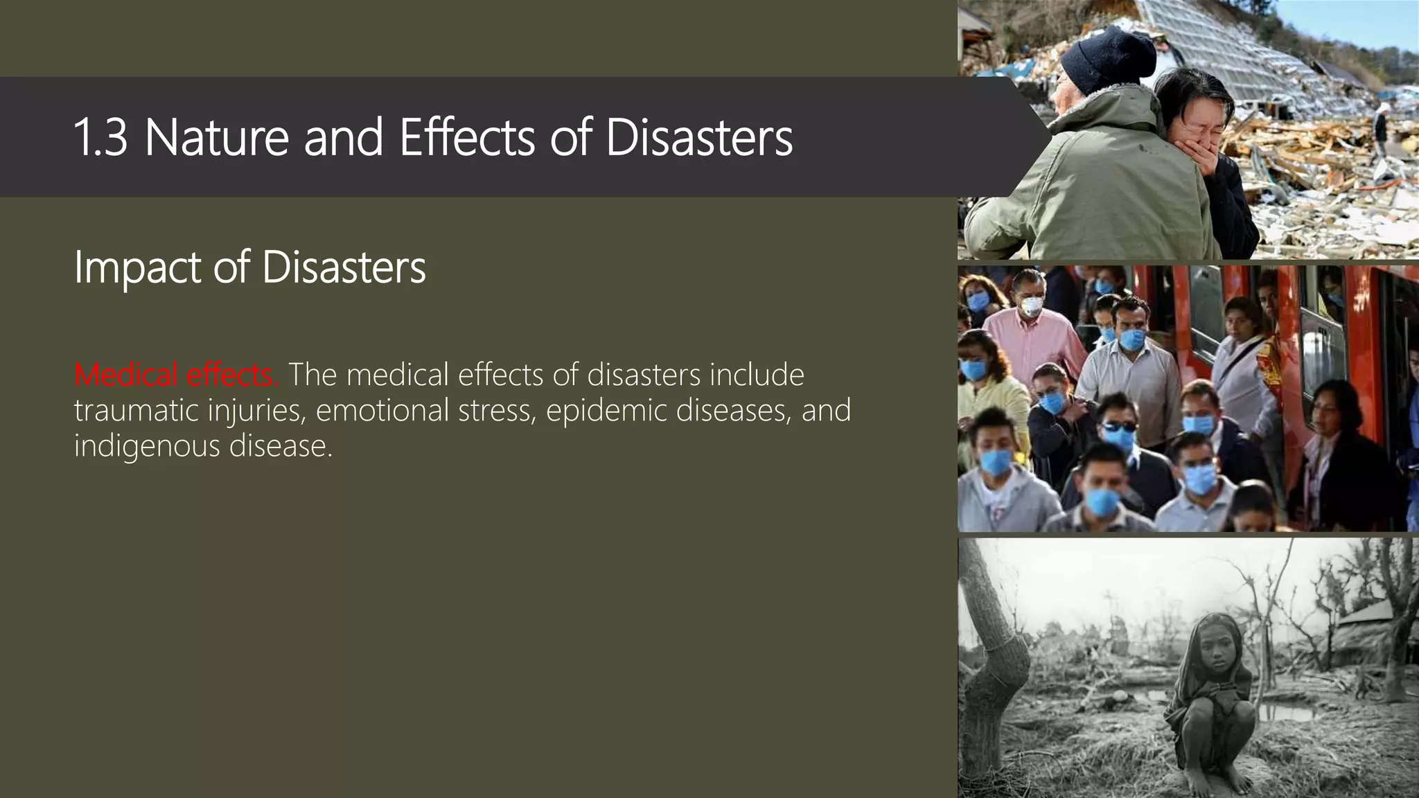 DRRR - Concept of Disaster and Disaster Risk | PPTX
