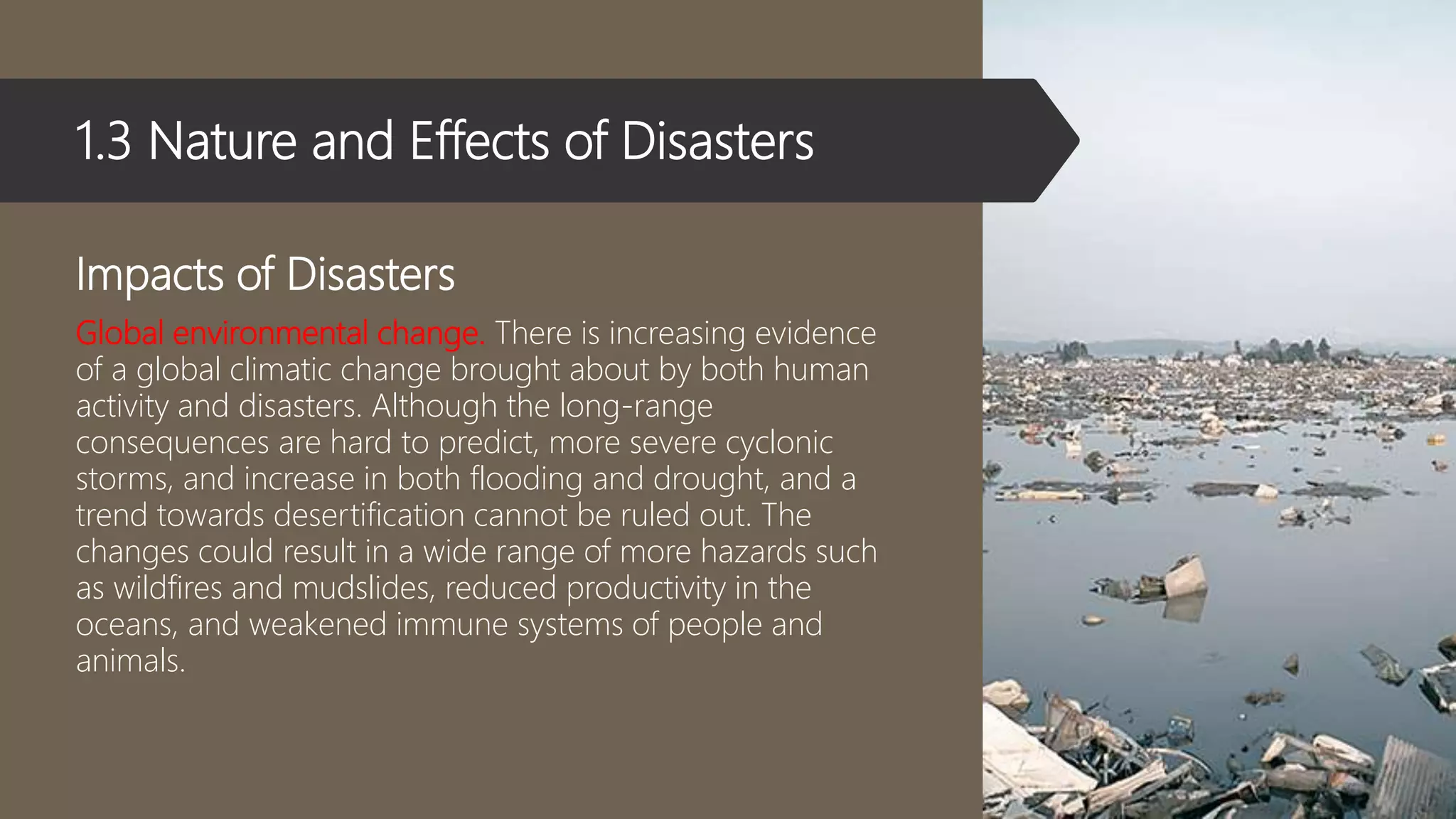 DRRR - Concept of Disaster and Disaster Risk | PPTX