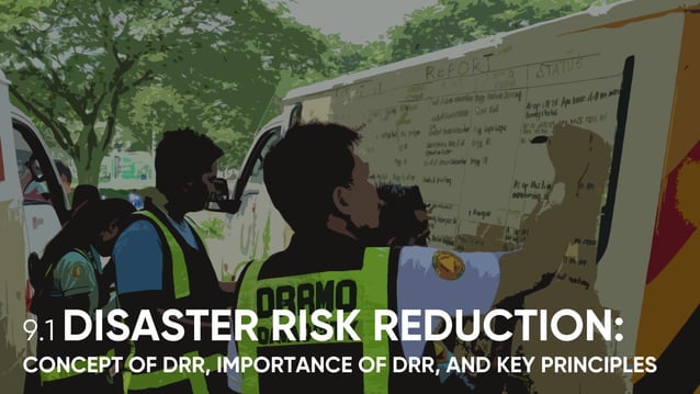DRRR – Concept of DRR and DRRM
