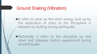 DRRR - Earthquake Hazards | PPTX