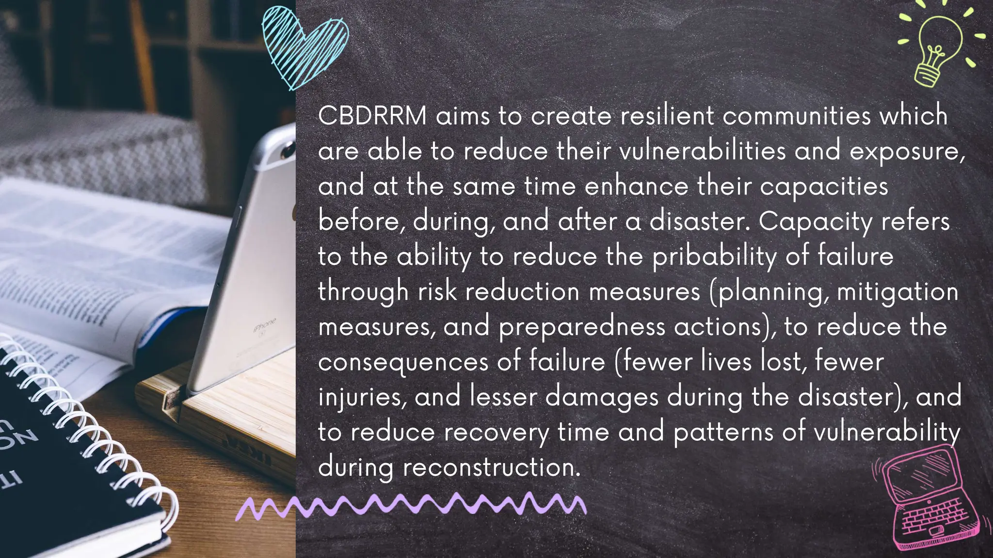 Different Community- Based Practices for Managing Disaster Risk to ...