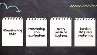 Different Community- Based Practices for Managing Disaster Risk to ...