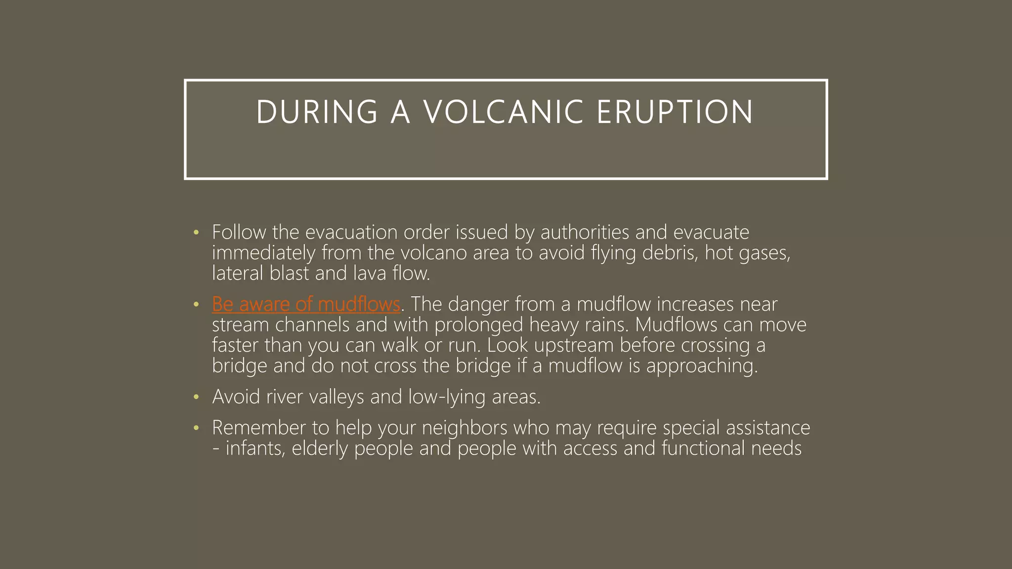 What to do: Volcanic Disaster | PPT